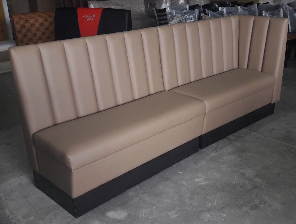Custom Booth Bench: Faux Leather Banquette, Restaurant Seating - Etsy UK