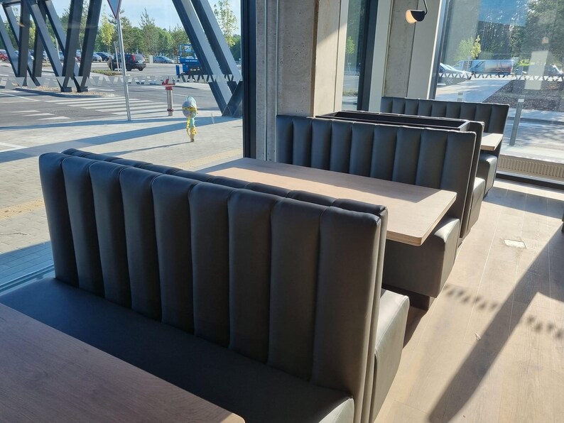 Bespoke Restaurant Furniture/ Booth Bench Seating/ Chesterfield Style ...