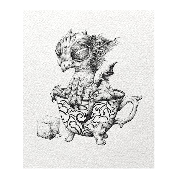 Teacup Dragon - Etsy UK