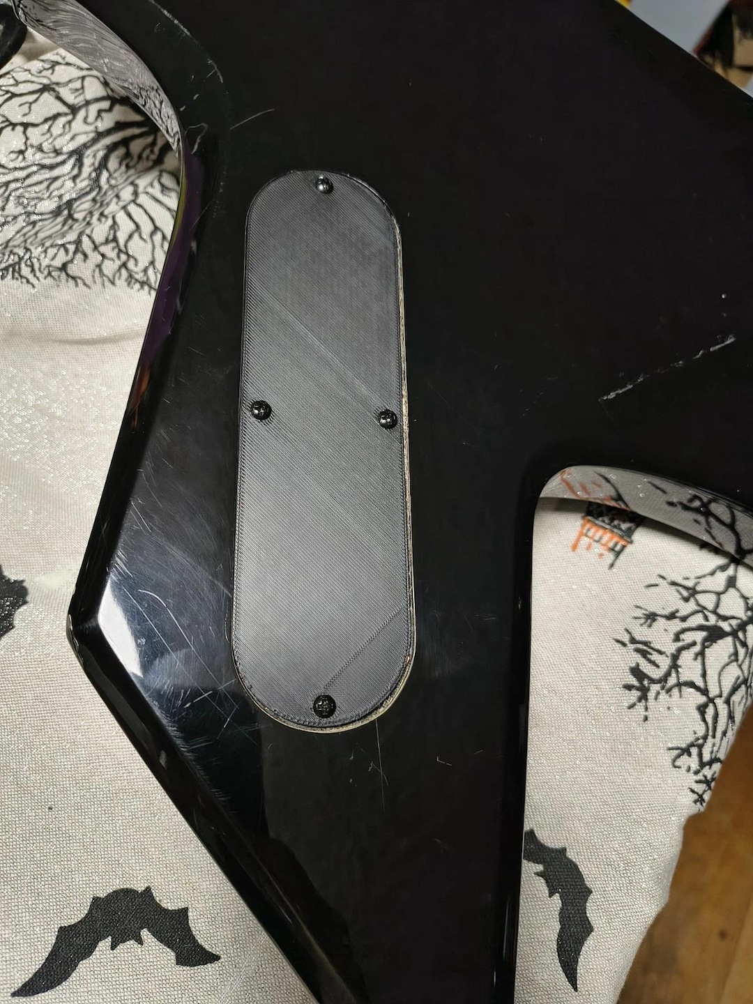 B.C. Rich Warlock Electronics Cover Back Plate With Copper Shielding ...