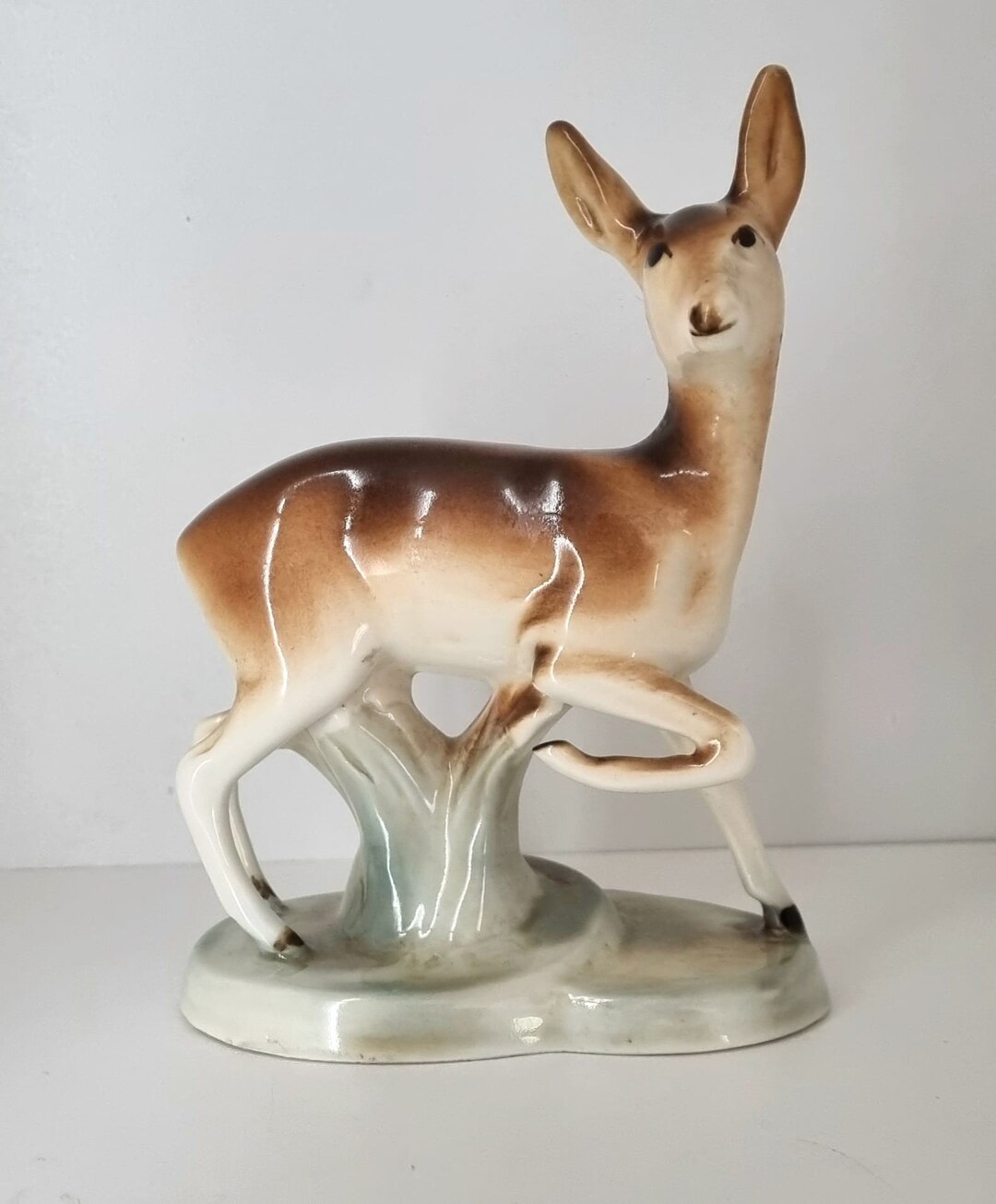 Beautiful Little Royal Dux Fawn, Hand Painted - Etsy