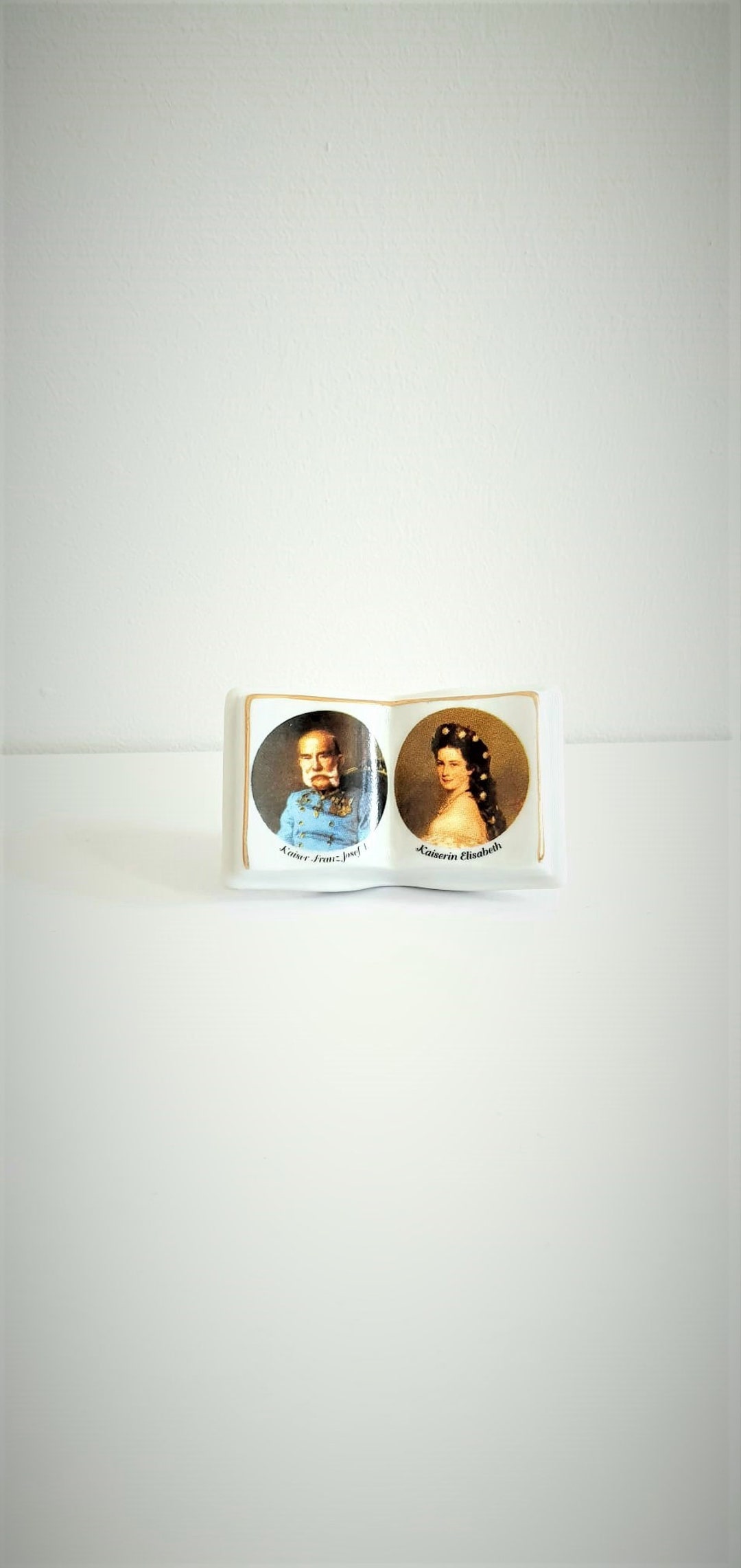 Empress Elisabeth (sissi)& Emperor Franz Portrait, Porcelain, Gilded ...
