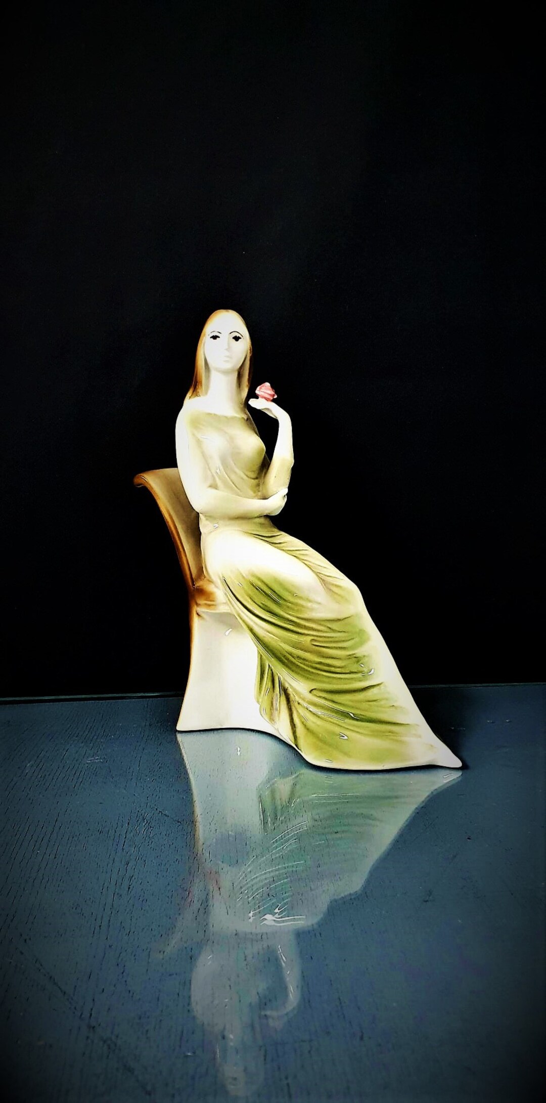 Beautiful Art Nouveau, Rare Porcelain Statuette, Zsolnay Pécs, Hungary ...
