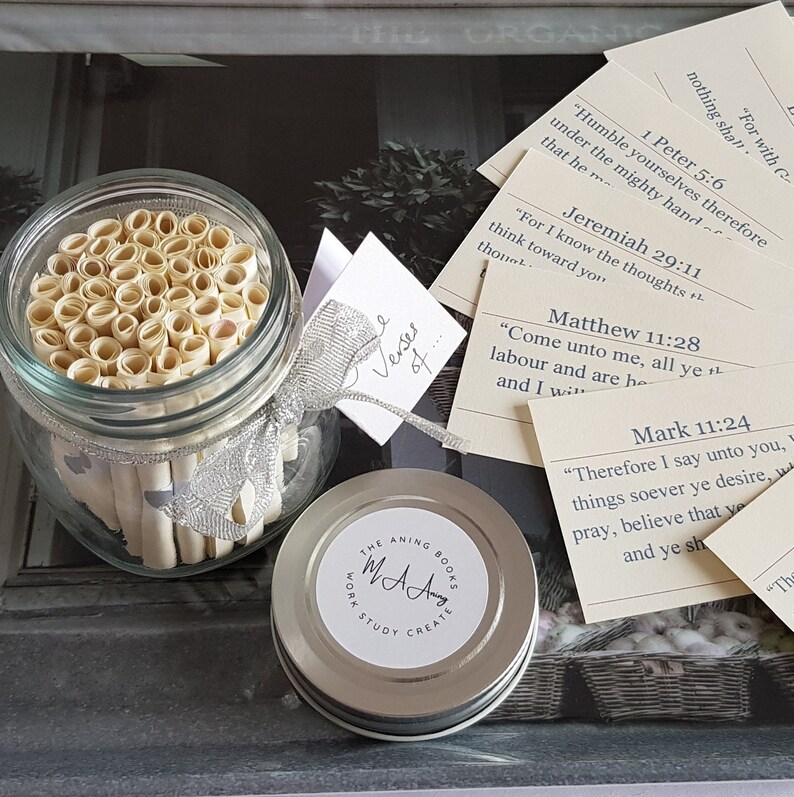 In A Jar: Bible Verses of Encouragement Praise Healing Trust Protection ...