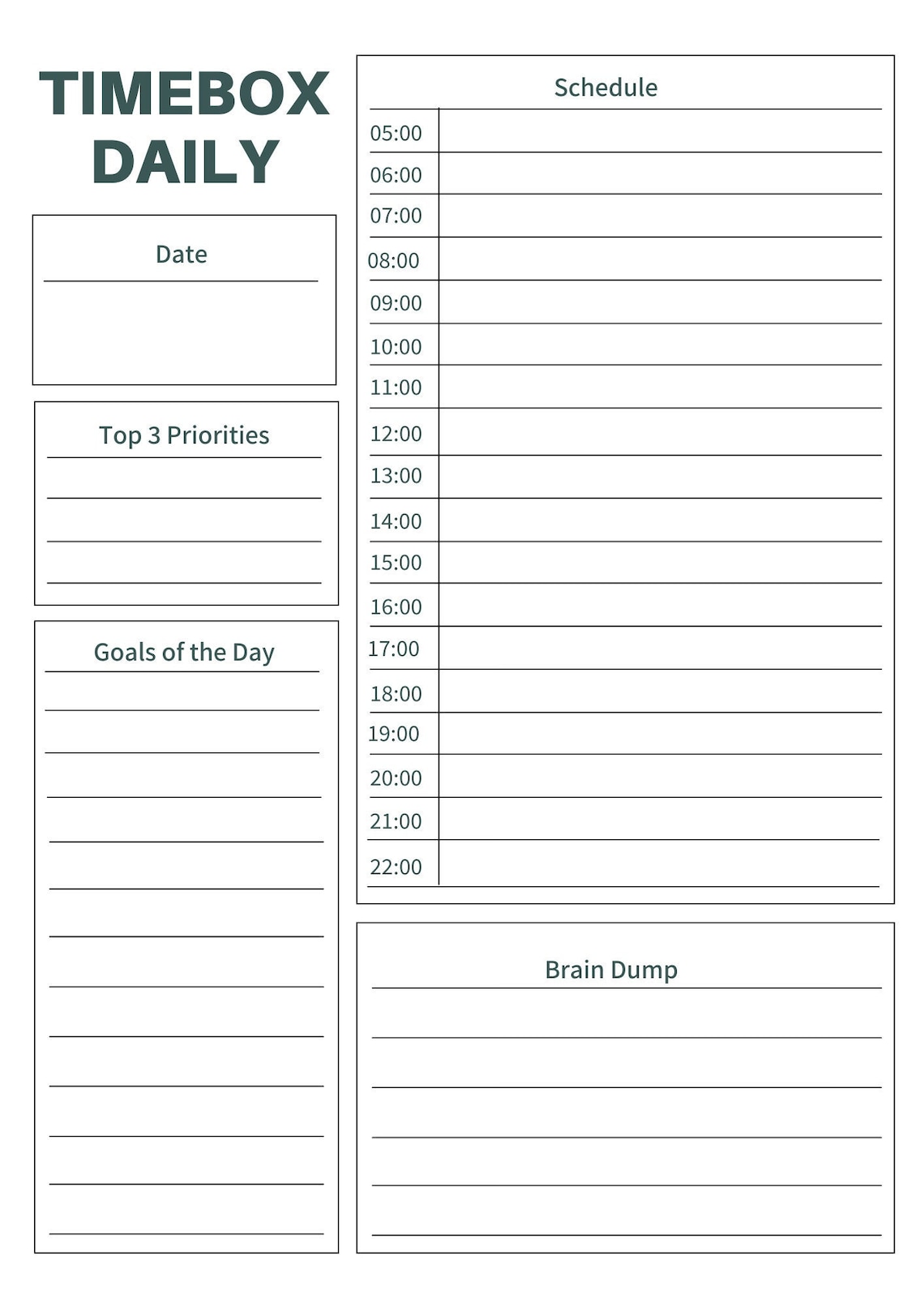 Time Boxing Template Digital Download Planner Digital - vrogue.co Time Boxing Template Digital Download Planner Digital - vrogue.co