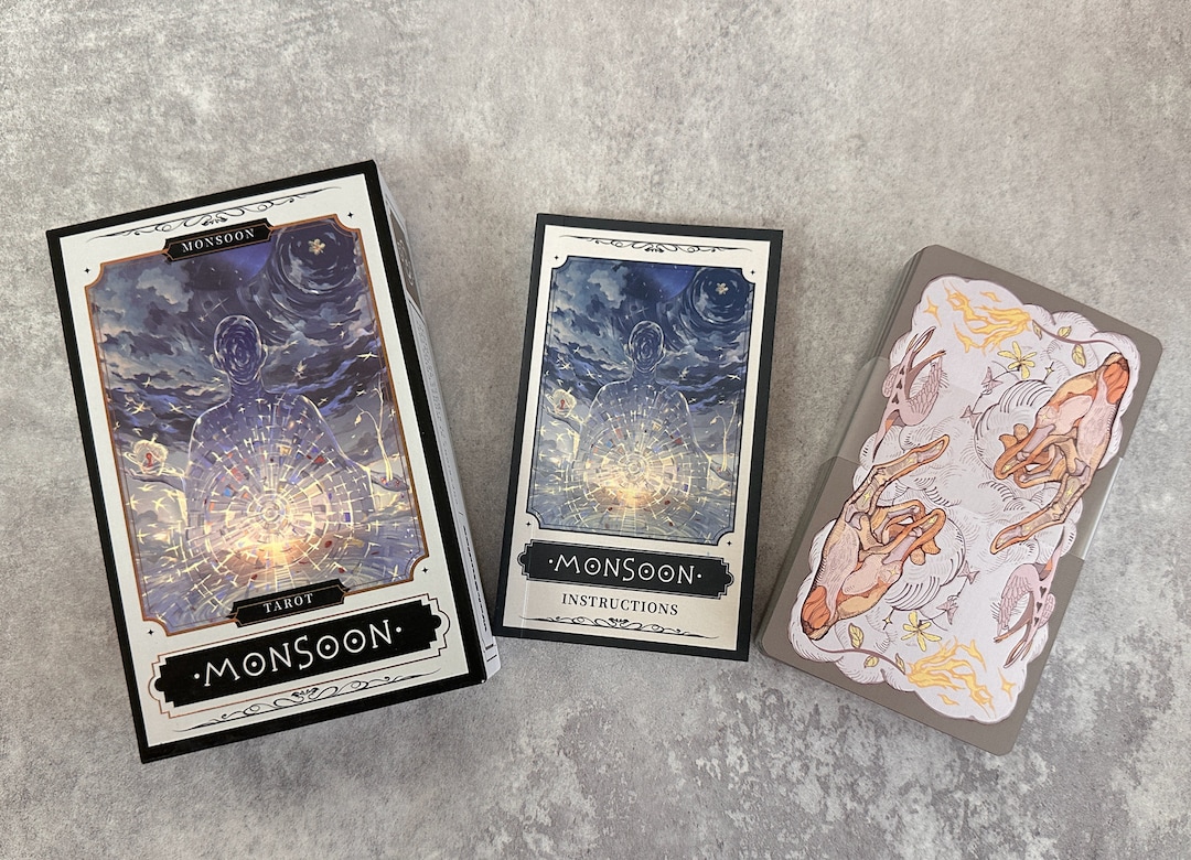 Monsoon Tarot,tarot Cards With Stories,78 Tarot,dream Tarot - Etsy Hong ...