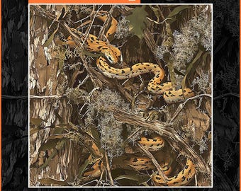 Mossy Oak Snakes 3 Seamless Pattern, Commercial Use, Instant Download ...