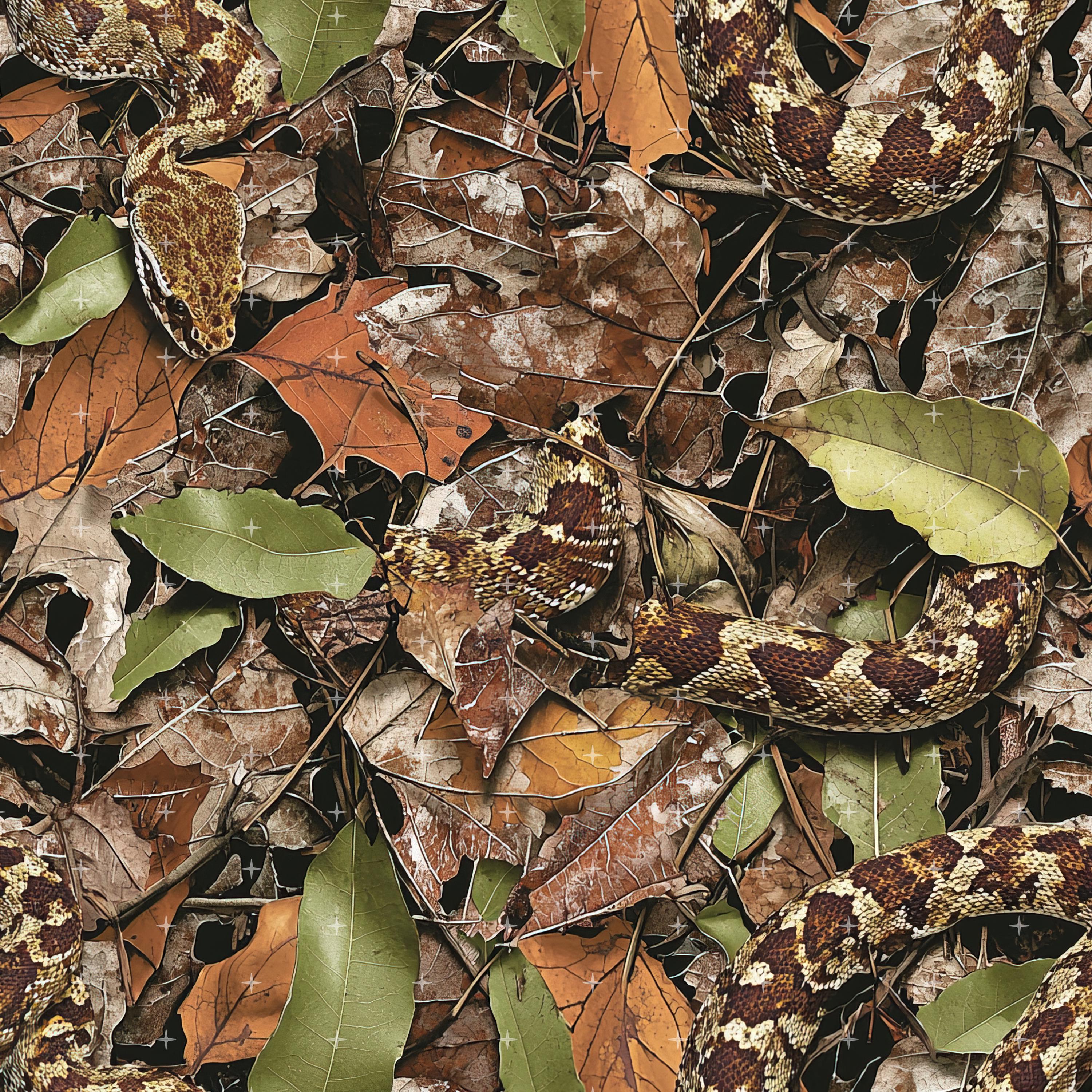 Mossy Oak Snakes 3 Seamless Pattern, Commercial Use, Instant Download ...