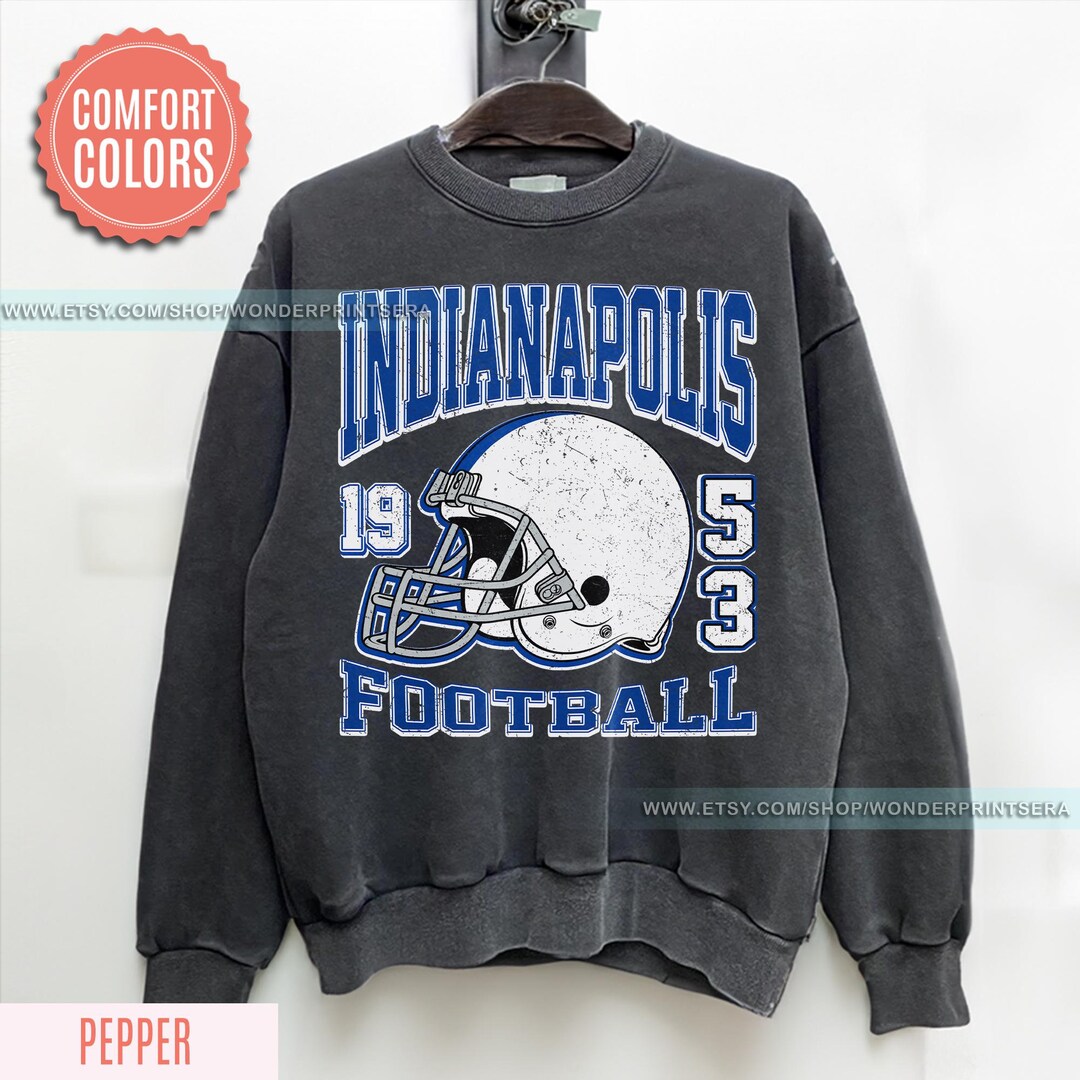 Indianapolis Football Vintage Style Comfort Colors T-shirt,indianapolis ...