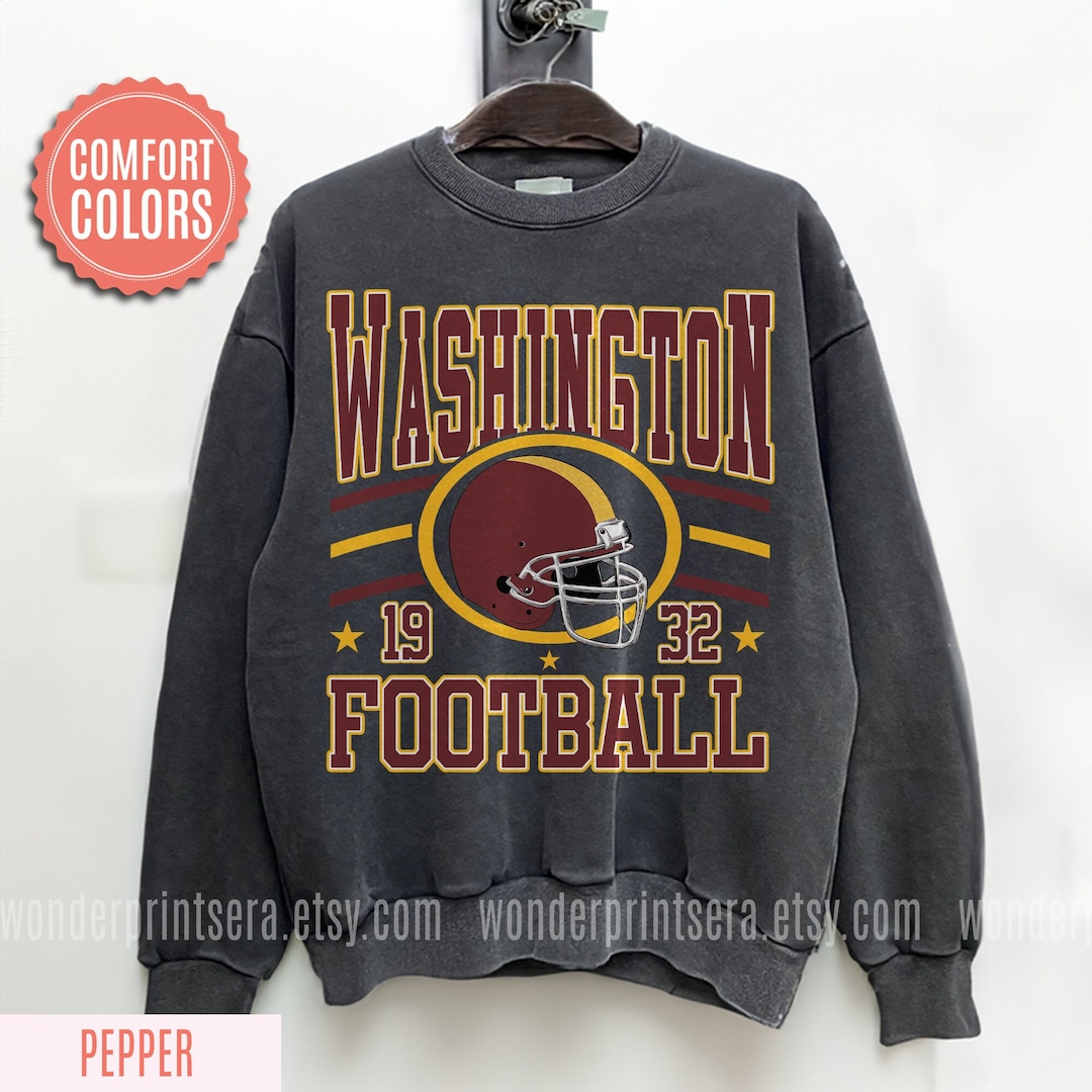 Washington Football Vintage Style Comfort Colors Sweatshirt,washington ...