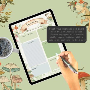 Cottagecore Daily Planner - Etsy