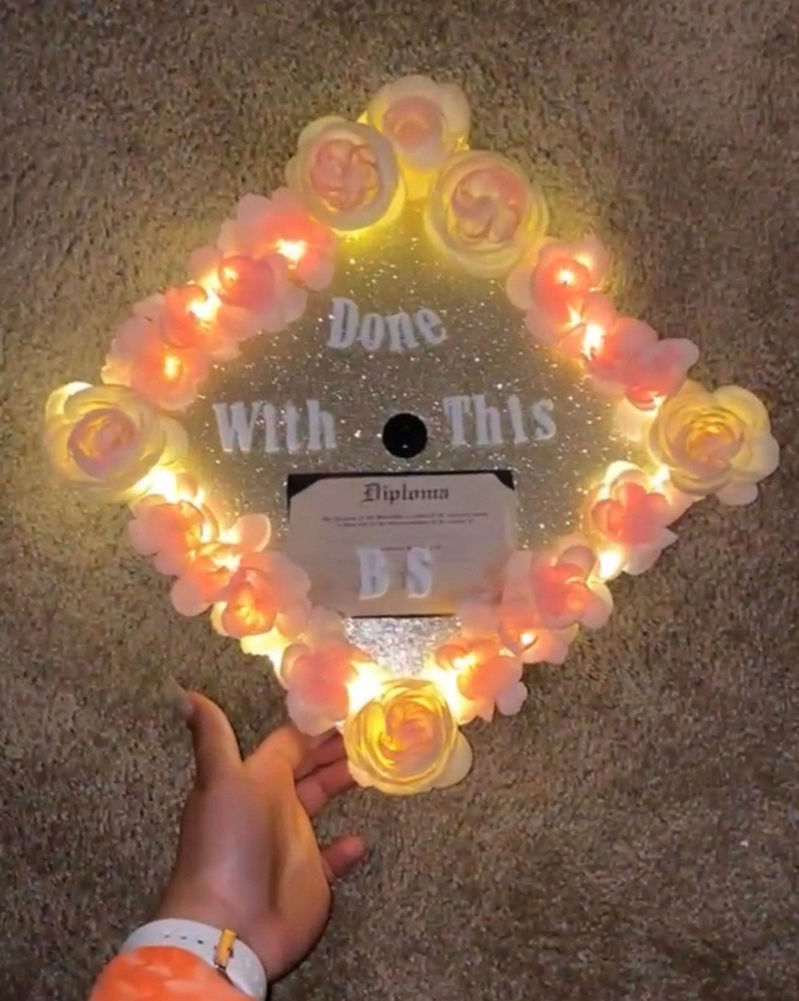 Graduation Caps With Lights - Etsy
