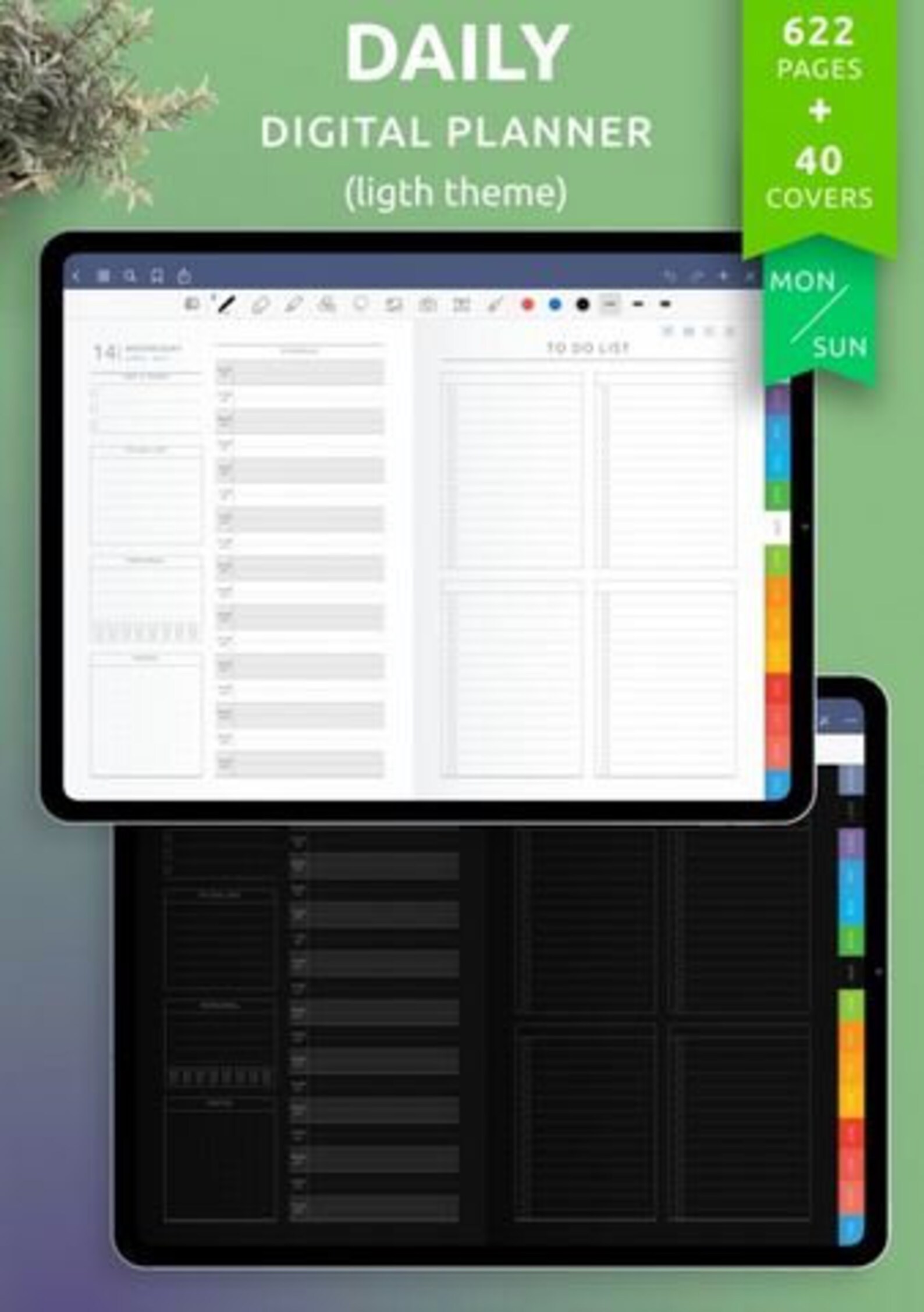 Digital & Printable Planners - Etsy
