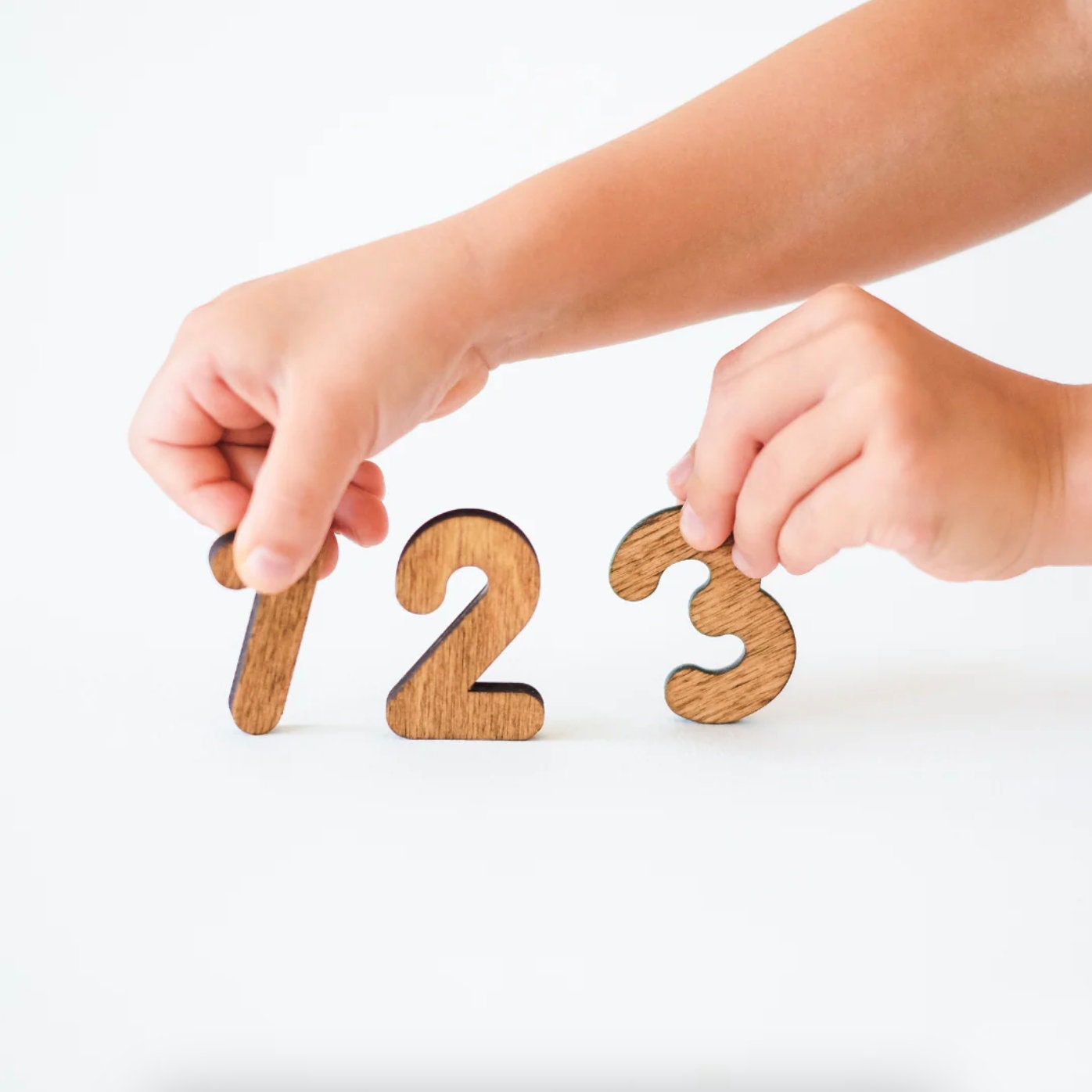 Wooden Numbers Puzzle | Montessori Tracing | Learning to Count ...