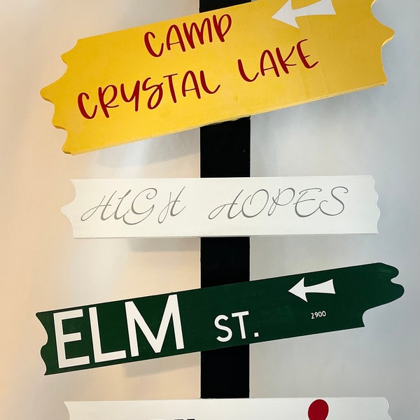 Halloween Directional Signs - Etsy