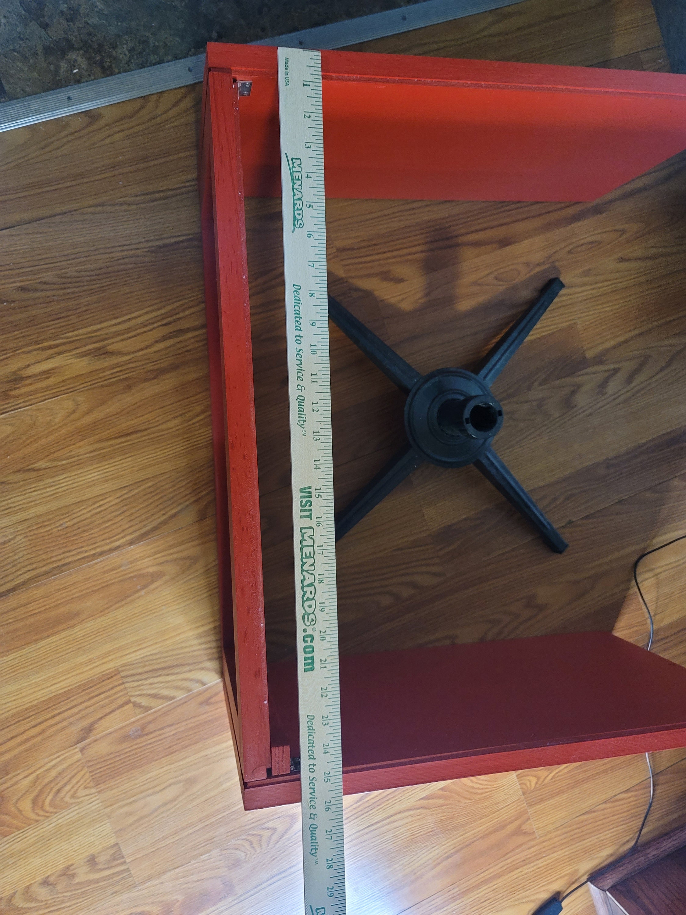 Christmas Tree Wood Skirt Box, Collapsible, Farmhouse Tree Skirt ...