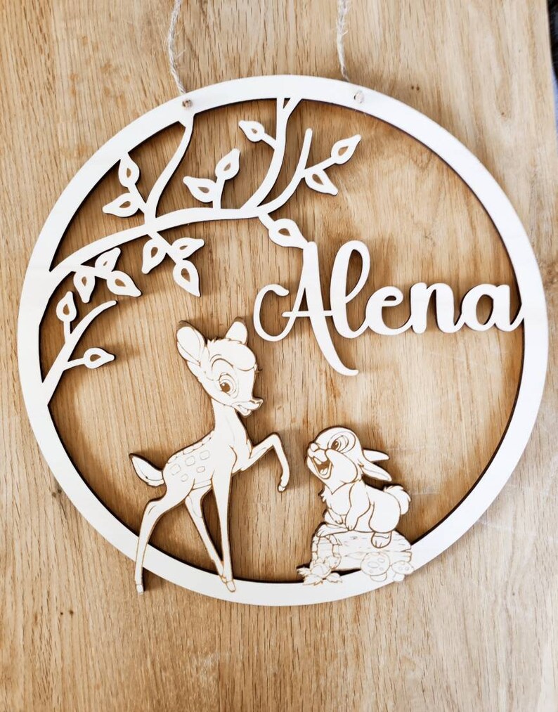 Personalisiertes Namensschild T rschild Holzschild Kinder Baby Personalisiertes Namensschild T rschild Holzschild Kinder Baby