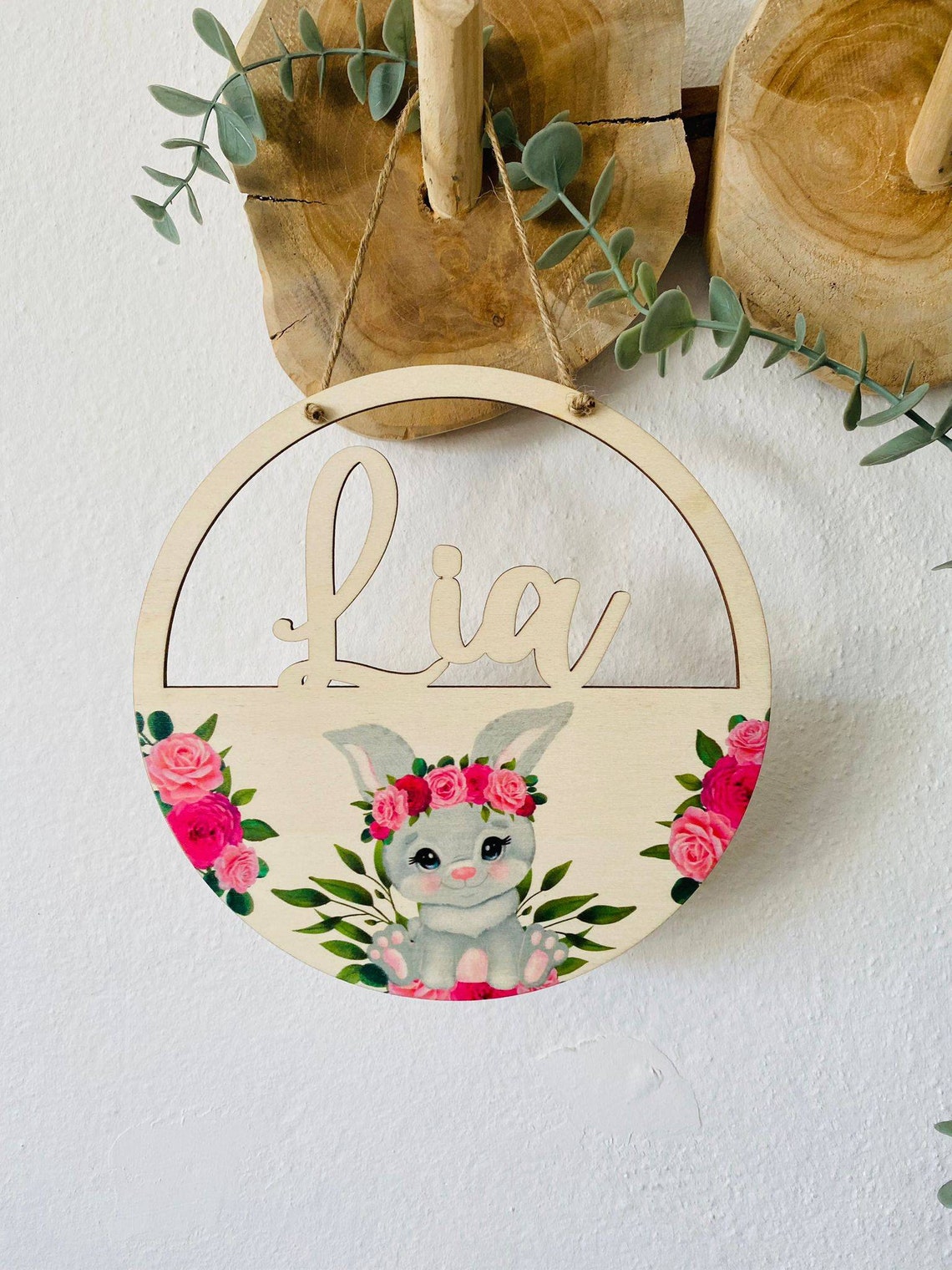 Personalized Name Tag, Door Sign, Wooden Sign, Children's Baby, Gift ...