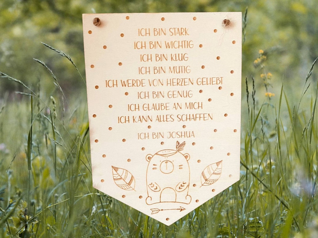 Personalized Pennant, Wooden Sign, School Child, Encouragement ...