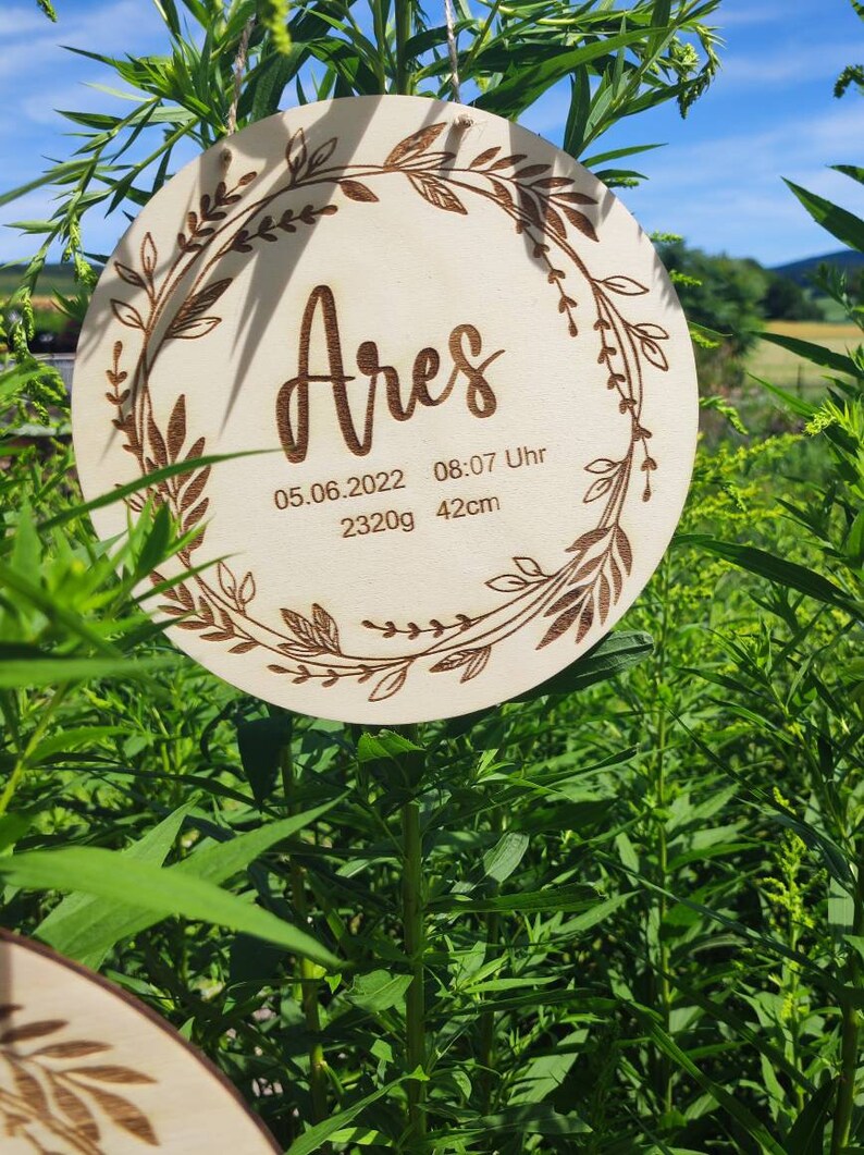 Personalized Name Tag Door Sign Wooden Sign Children Baby - Etsy