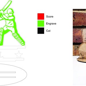Cricket Trophy Design - Etsy