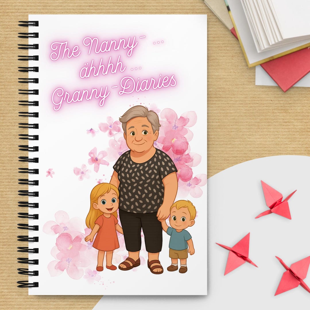 Notebook “the Nanny – Err… Granny Diaries” – Humorous Gift for ...