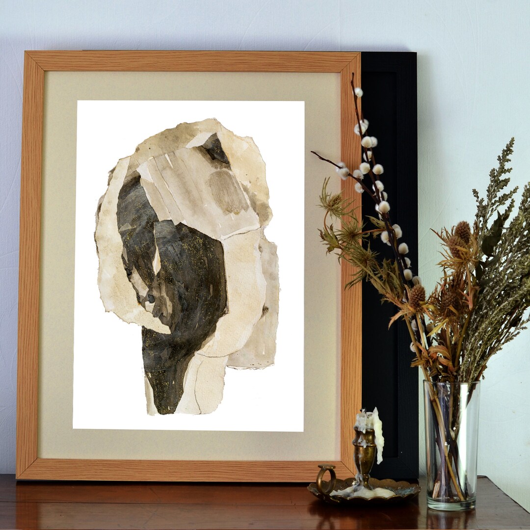 Abstract Art, Black White Print, Printable Wall Art, Abstract Painting ...