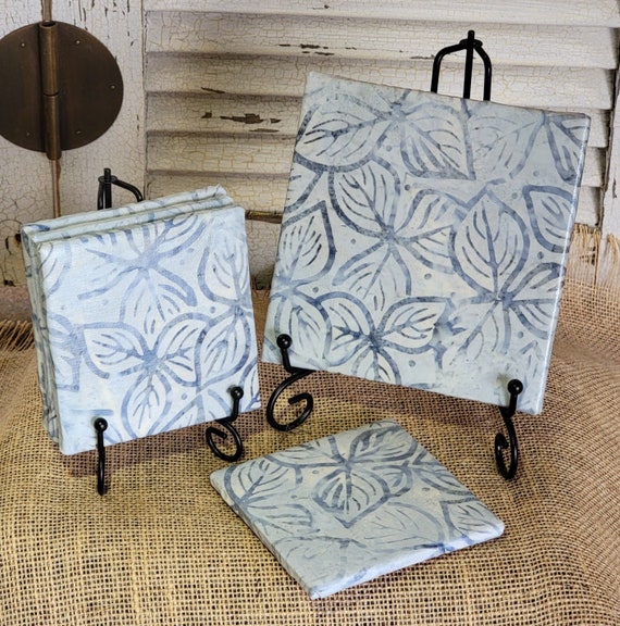 Set of 4 ceramic tile coasters Decorative Tiles Home Décor Home ...