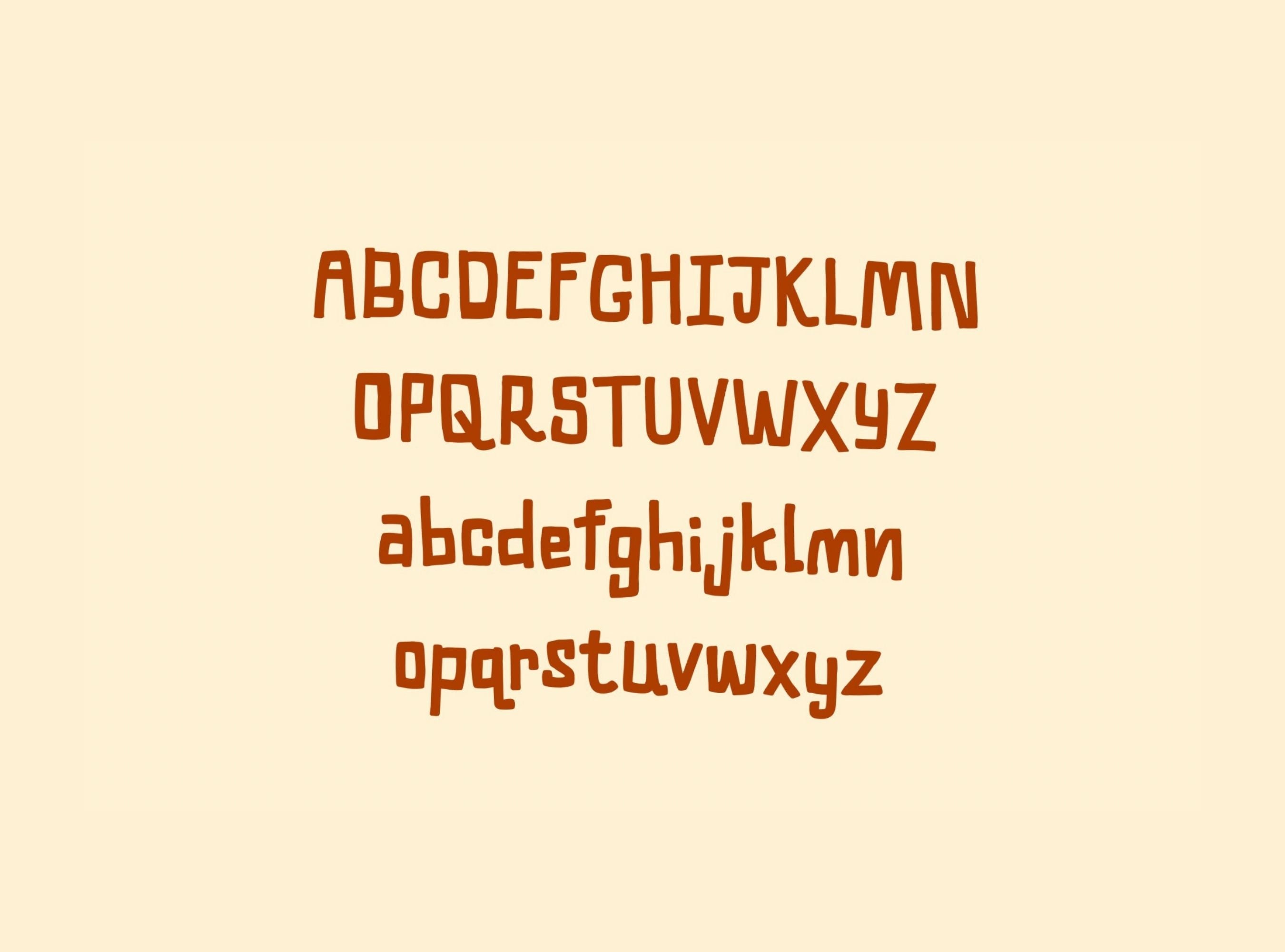 GING GAN Cute Font for Download Handwritten Font Commercial Use Digital ...