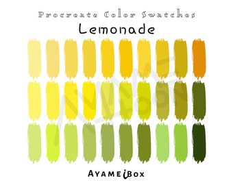 Procreate Color Swatches Pastel Color Palette Design and - Etsy