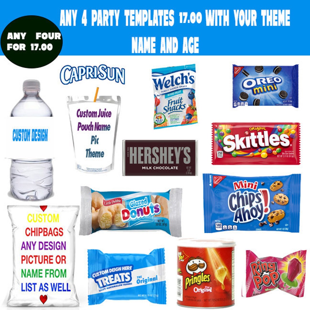 Party Template Bundle - Etsy