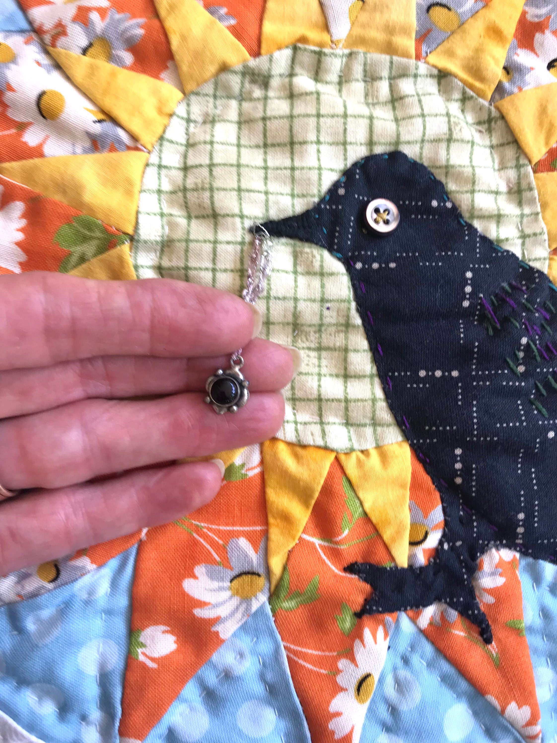 Sunflower Crow W Trinket - Etsy