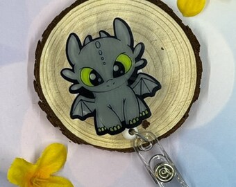 Toothless Badge Reel - Etsy