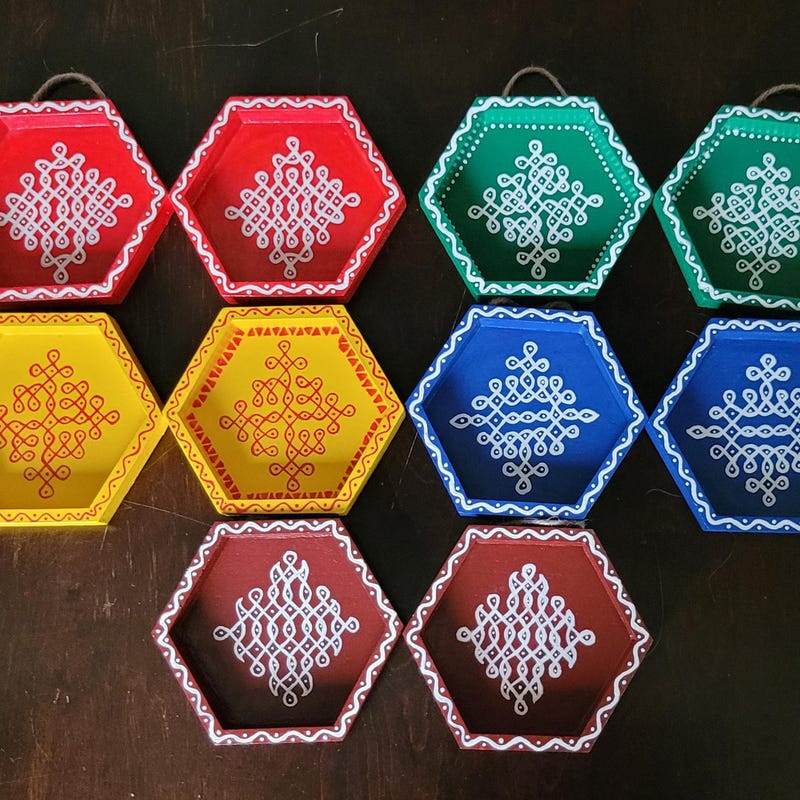 Kolam Wall Hanging - Etsy