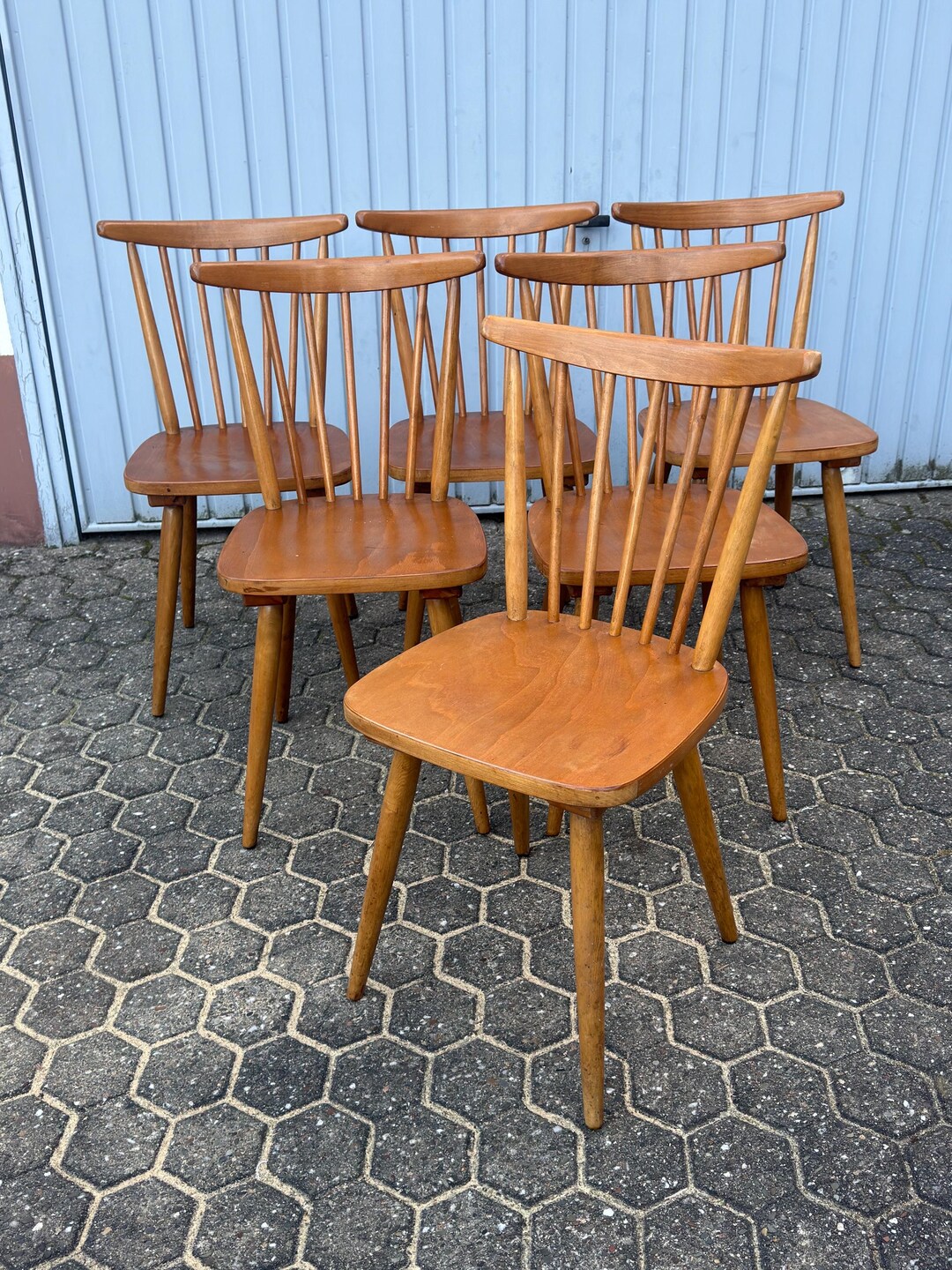 Chair Chairs Rung Chairs of the 1950s/60s Vintage Retro Mid Century 091 ...