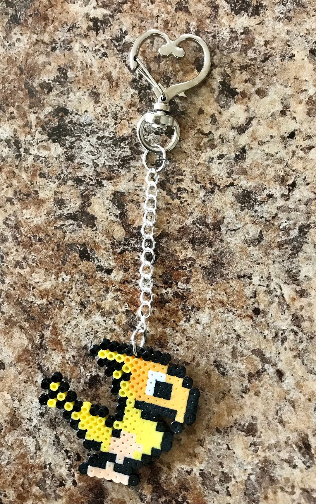 Chocobo Inspired Perler Keychain - Etsy