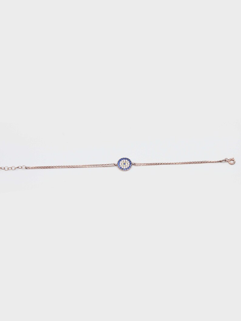 925K Silver Evil Eye Minimalist Silver, Mothers Day Gift, Gift for Her ...