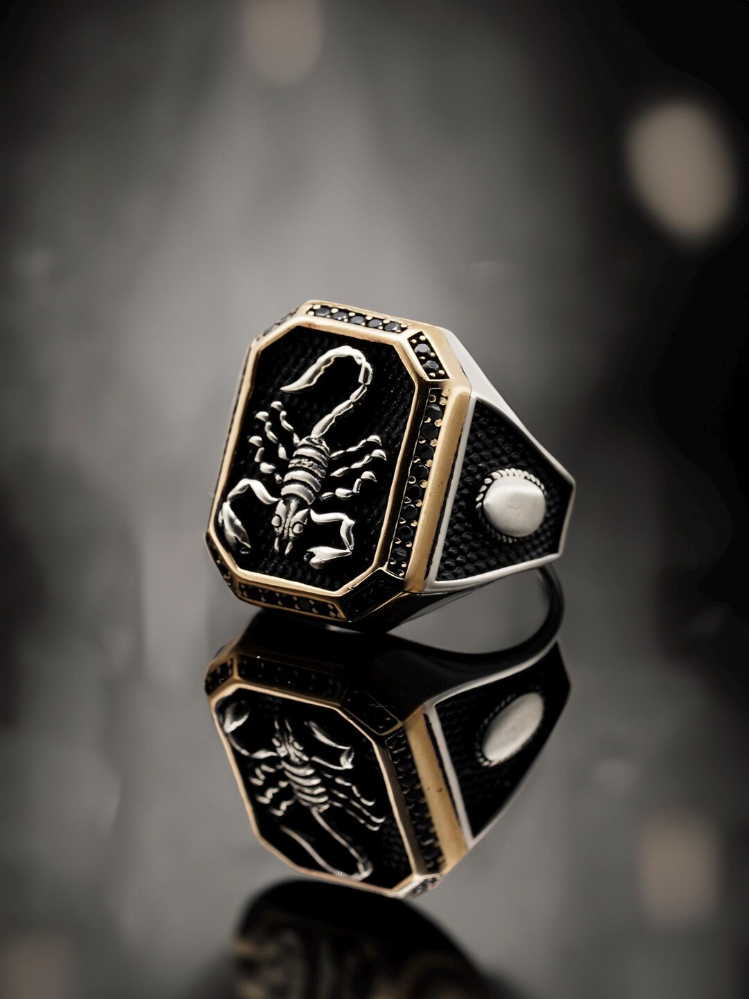 Handmade Scorpion Ring, Scorpio Gifts, Scorpion Costume Jewelry, Scorpion Ring for Men, Scorpio ...