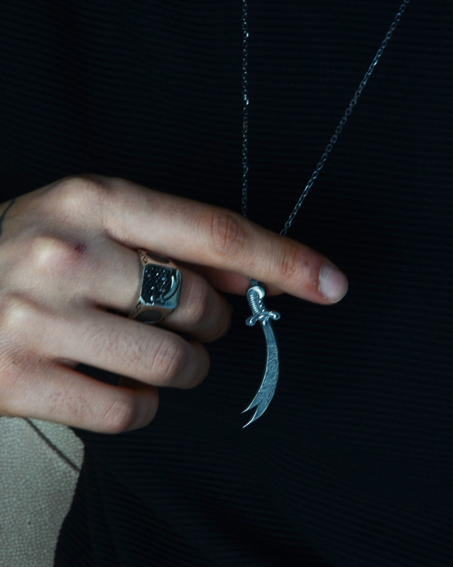 Luxury Silver Zulfiqar Ring for Mens, Shia Gifts, Zulfikar Ring ...