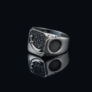 Luxury Silver Zulfiqar Ring for Mens, Shia Gifts, Zulfikar Ring ...