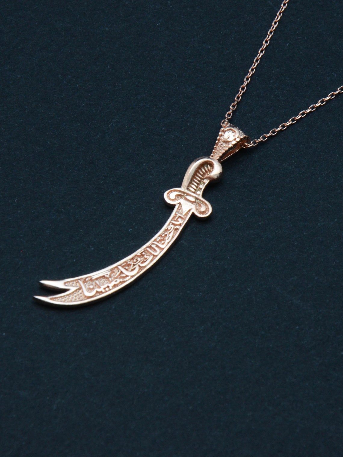 Handcrafted Zulfiqar Sword Necklace, Perfect Islamic Gift, Unique ...