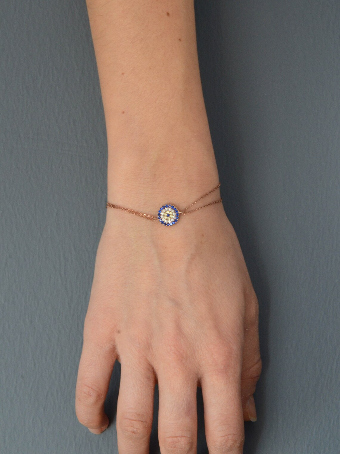 925K Silver Evil Eye Minimalist Silver, Mothers Day Gift, Gift for Her ...