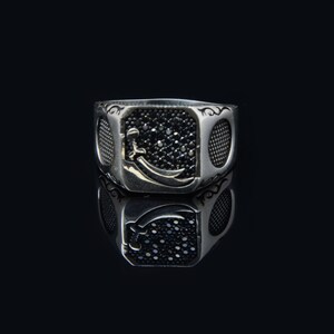 Luxury Silver Zulfiqar Ring for Mens, Shia Gifts, Zulfikar Ring ...