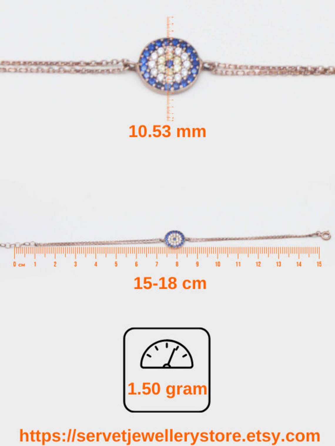 925K Silver Evil Eye Minimalist Silver, Mothers Day Gift, Gift for Her ...