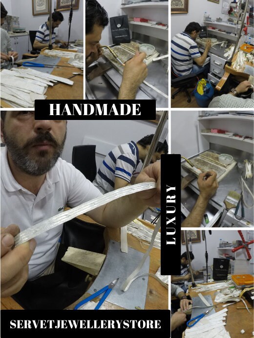 Sterling Silver Handmade Zulfiqar Necklace, Imam Ali Sword Zulfiqar ...