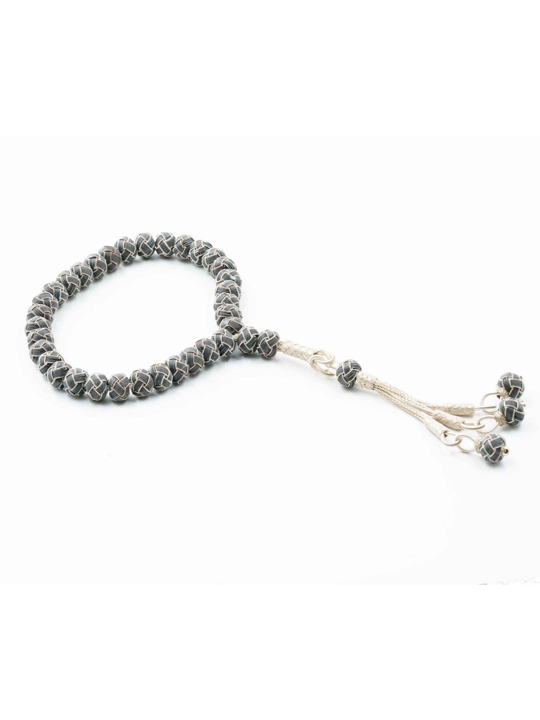 Luxury Gifts, Silver Islamic Tesbih, 33 Bead Tesbih, Silver Rosary ...