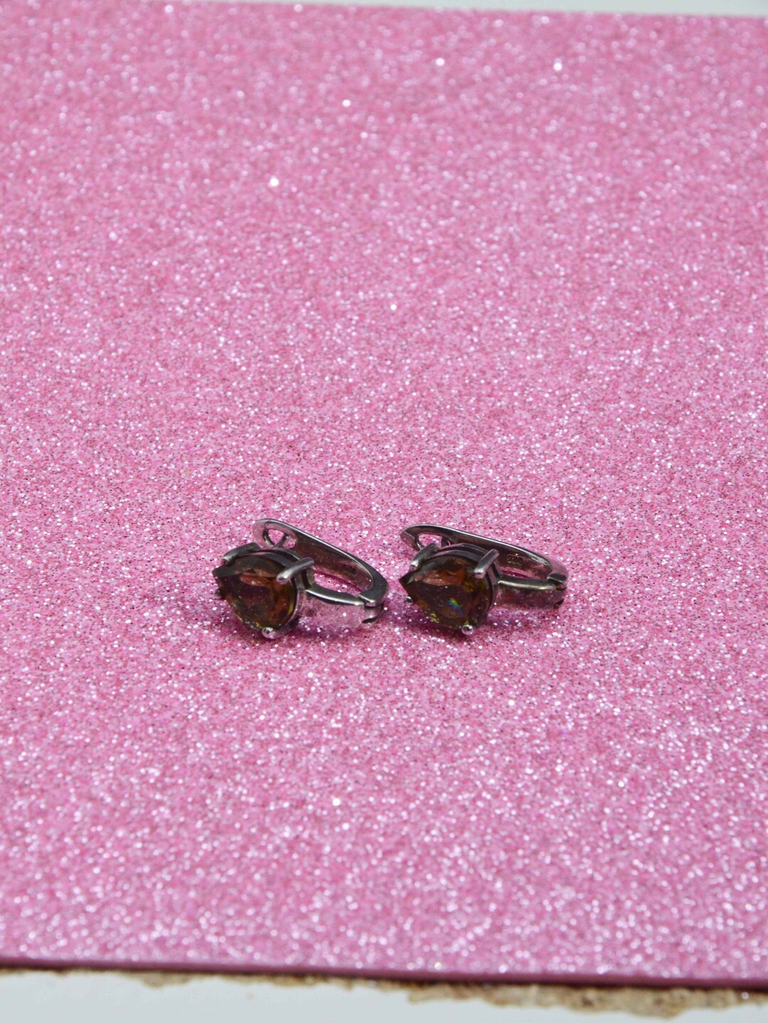 Handcrafted Zultanite Stone Earrings, Color Changing, Turkish Diaspore ...