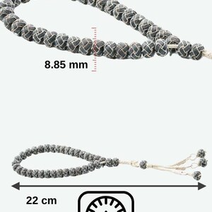 Luxury Gifts, Silver Islamic Tesbih, 33 Bead Tesbih, Silver Rosary ...