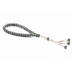 Luxury Gifts, Silver Islamic Tesbih, 33 Bead Tesbih, Silver Rosary ...