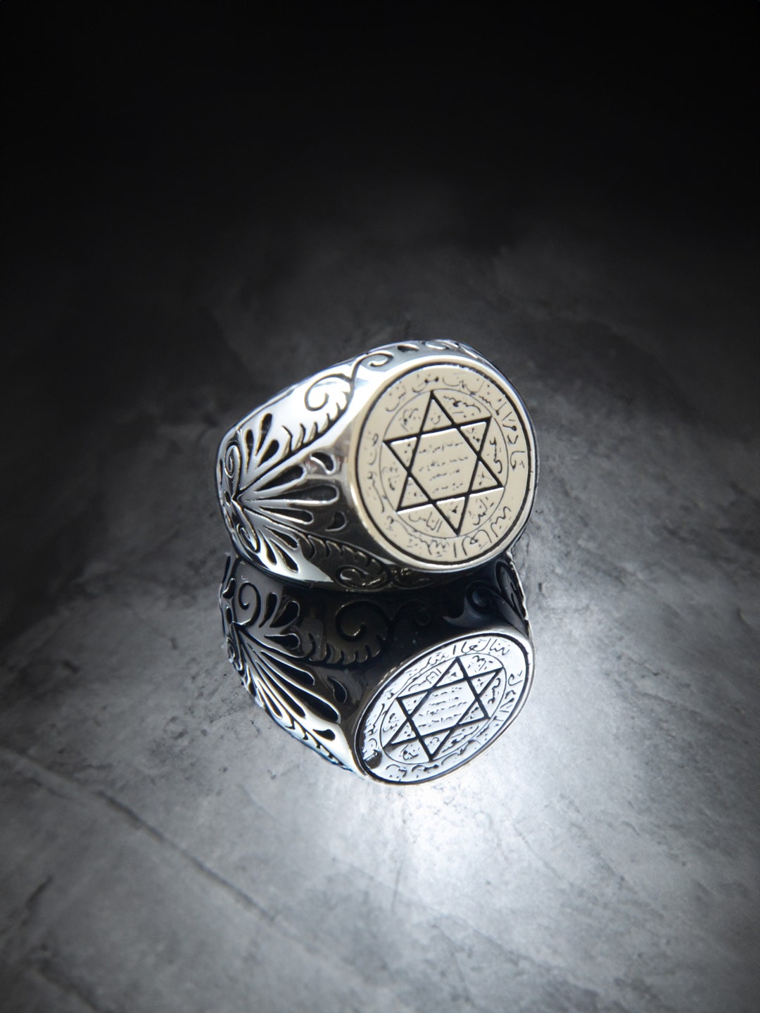 Star of David Ring, Jewish Star Ring, Star Ring Jewelry, Archangels ...